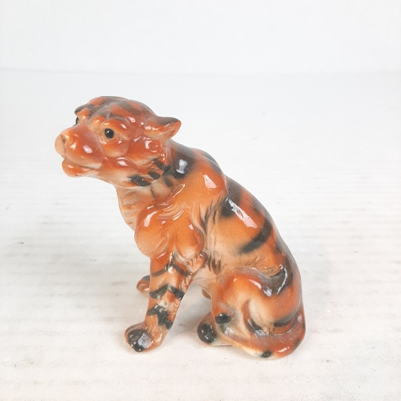Art | Collectible Vintage 198s Tiger Glazed Porcelain 35 Decorative ...